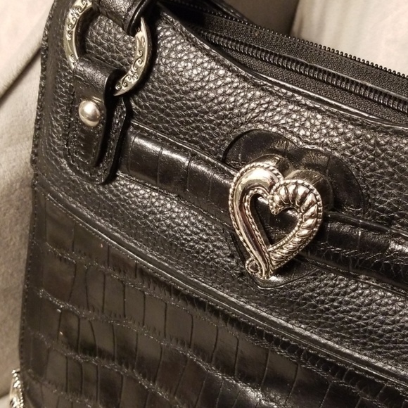 MC Handbags | Bags | Mchandbags Black Leather Like New Shoulder Bag ...